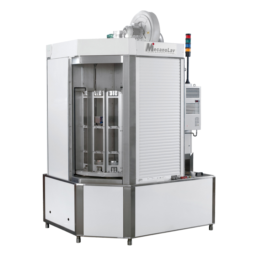 Carousel - Cleaning parts in a robot cell